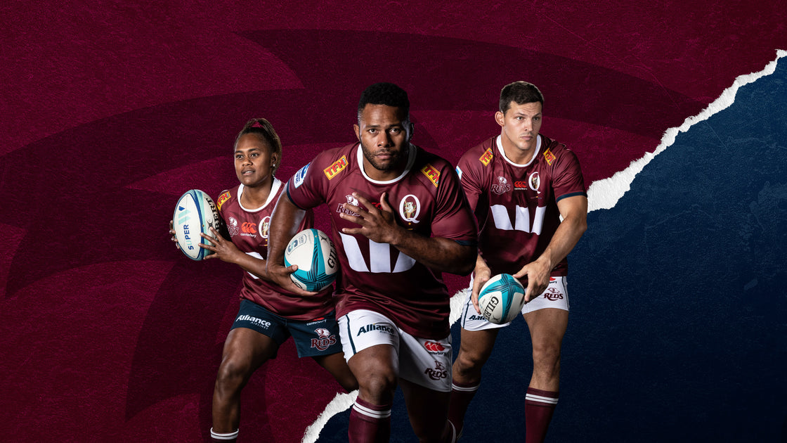 2023 Queensland Reds Home Jersey | Queensland Reds Rugby Official Apparel
