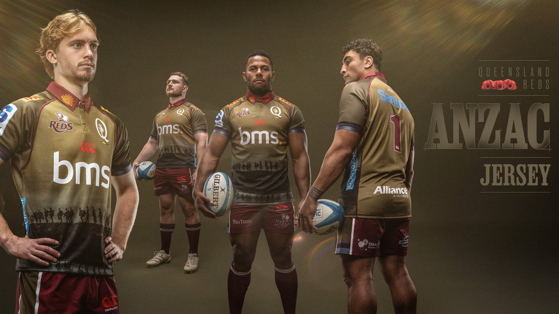 Queensland Reds Anzac Jersey | Queensland Reds Rugby Official Apparel