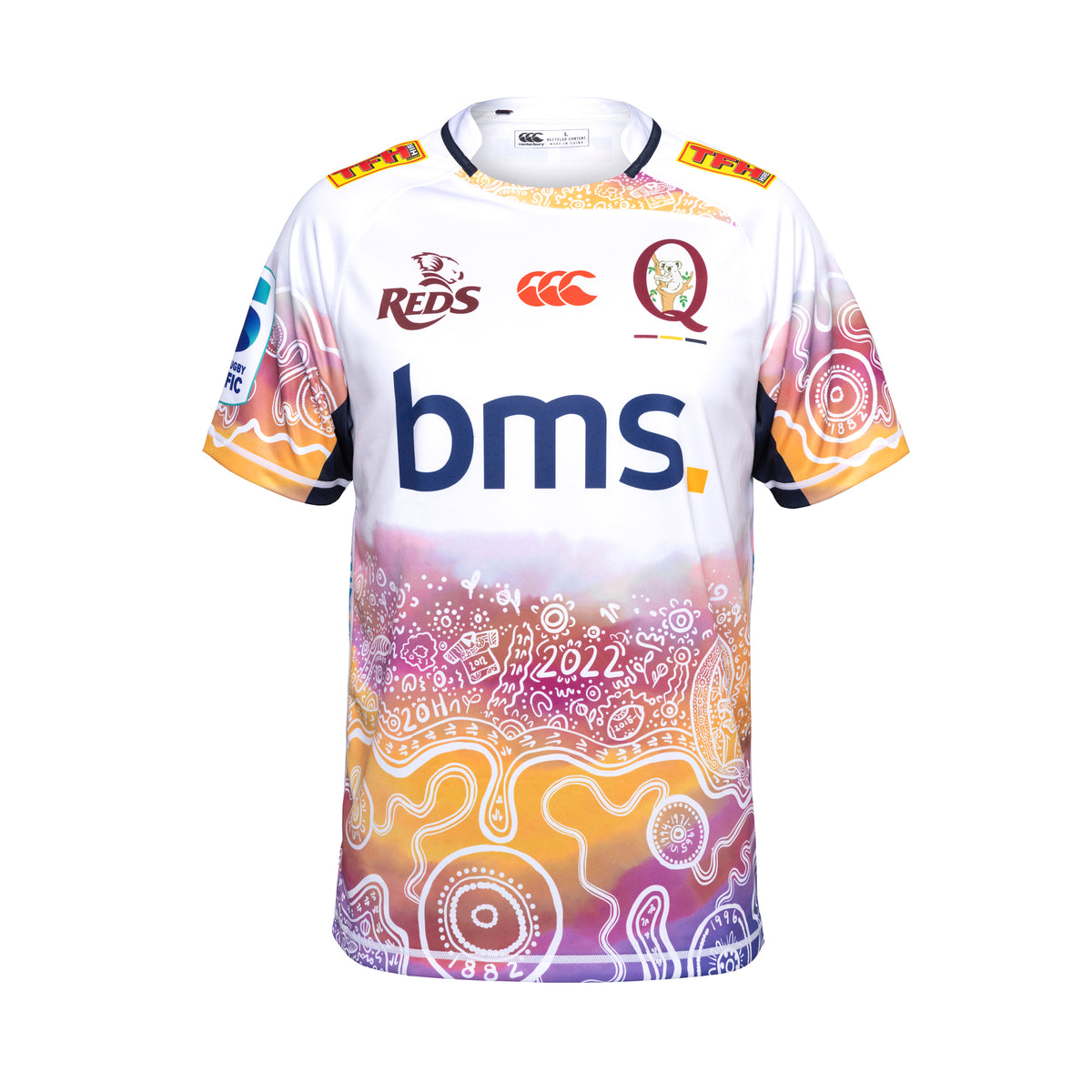 2025 Queensland Reds Mens Replica Indigenous Jersey | Queensland Reds ...